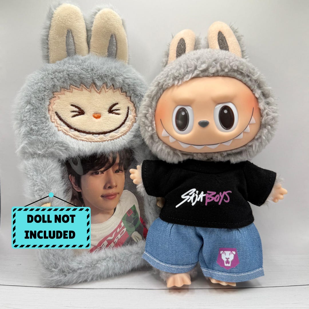 Kpop Demon Hunters Labubu Saja Boys Logo Outfit T-shirt/shorts/jorts ...