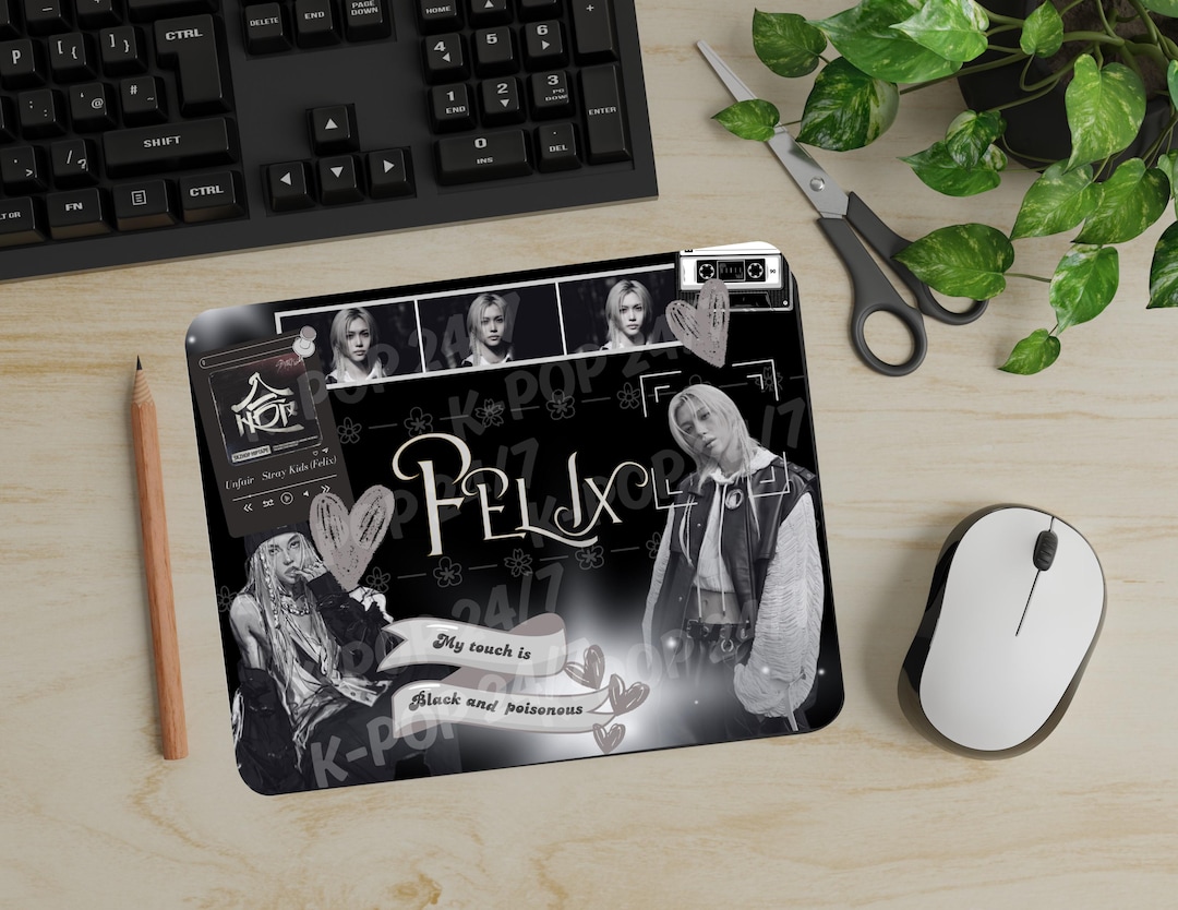 STRAY KIDS Inspired Felix K-pop Mouse Pad, Skz,kpop Bias Photo, STAY ...