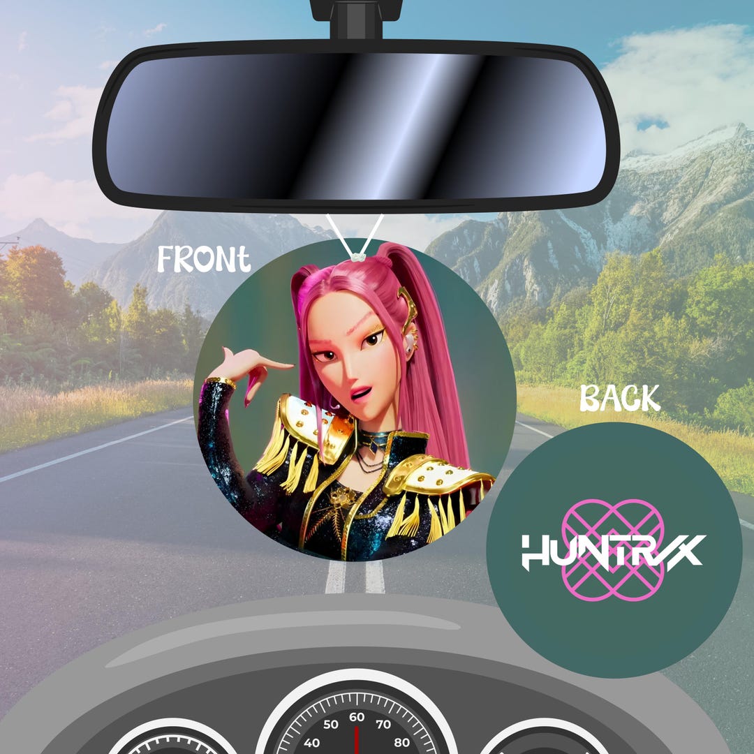 Kpop Demon Hunters Mira Huntrix Unscented Car Freshie/air freshener/car ...