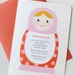 Matryoshka Birthday Party Invitations, Russian Nesting Doll, Shower ...