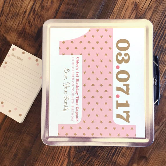 First birthday time capsule box baby memory box wedding time | Etsy