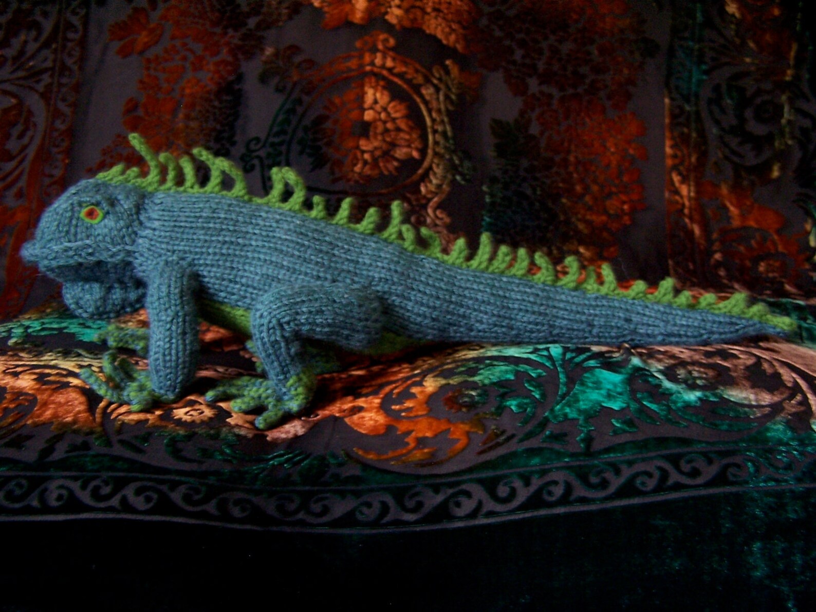 Ohitsaniguana Iguana Knit Pattern - Etsy