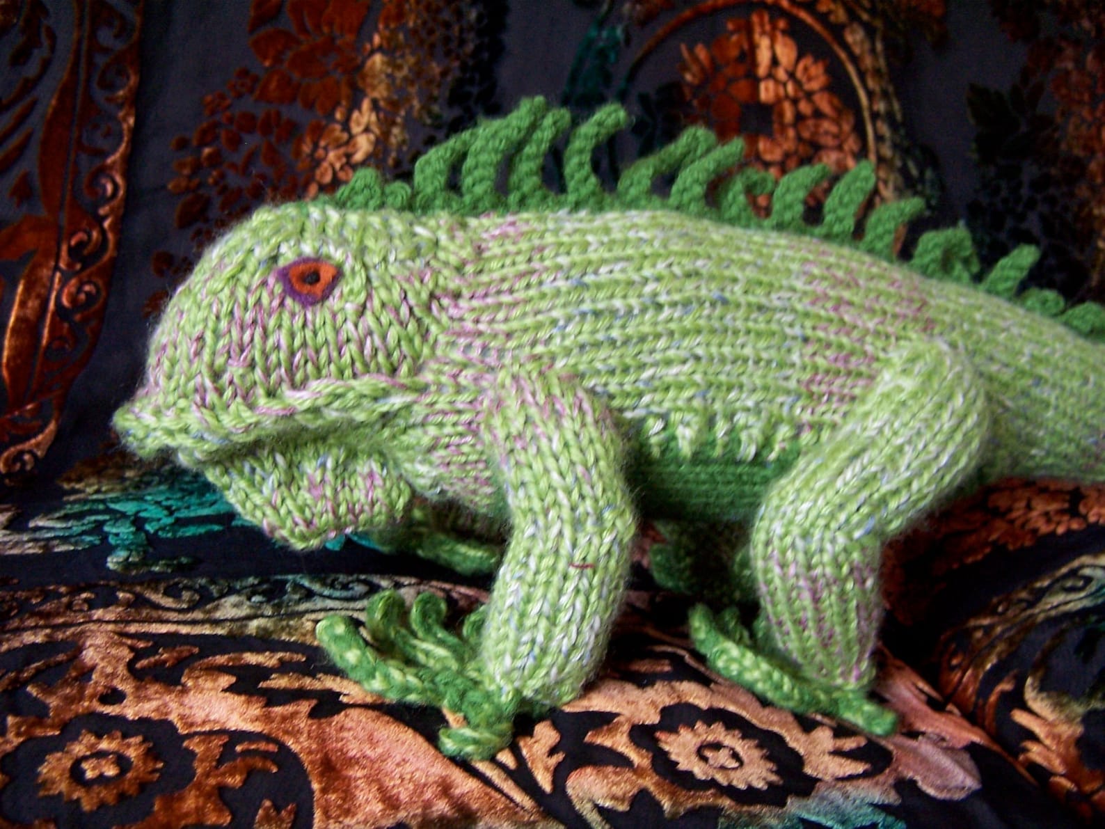 Ohitsaniguana Iguana Knit Pattern - Etsy