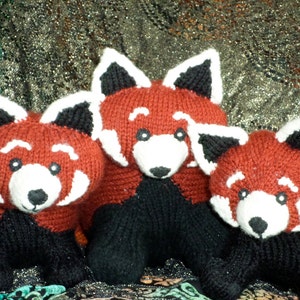 Cutest Anywhere Red Panda Knit Pattern - Etsy