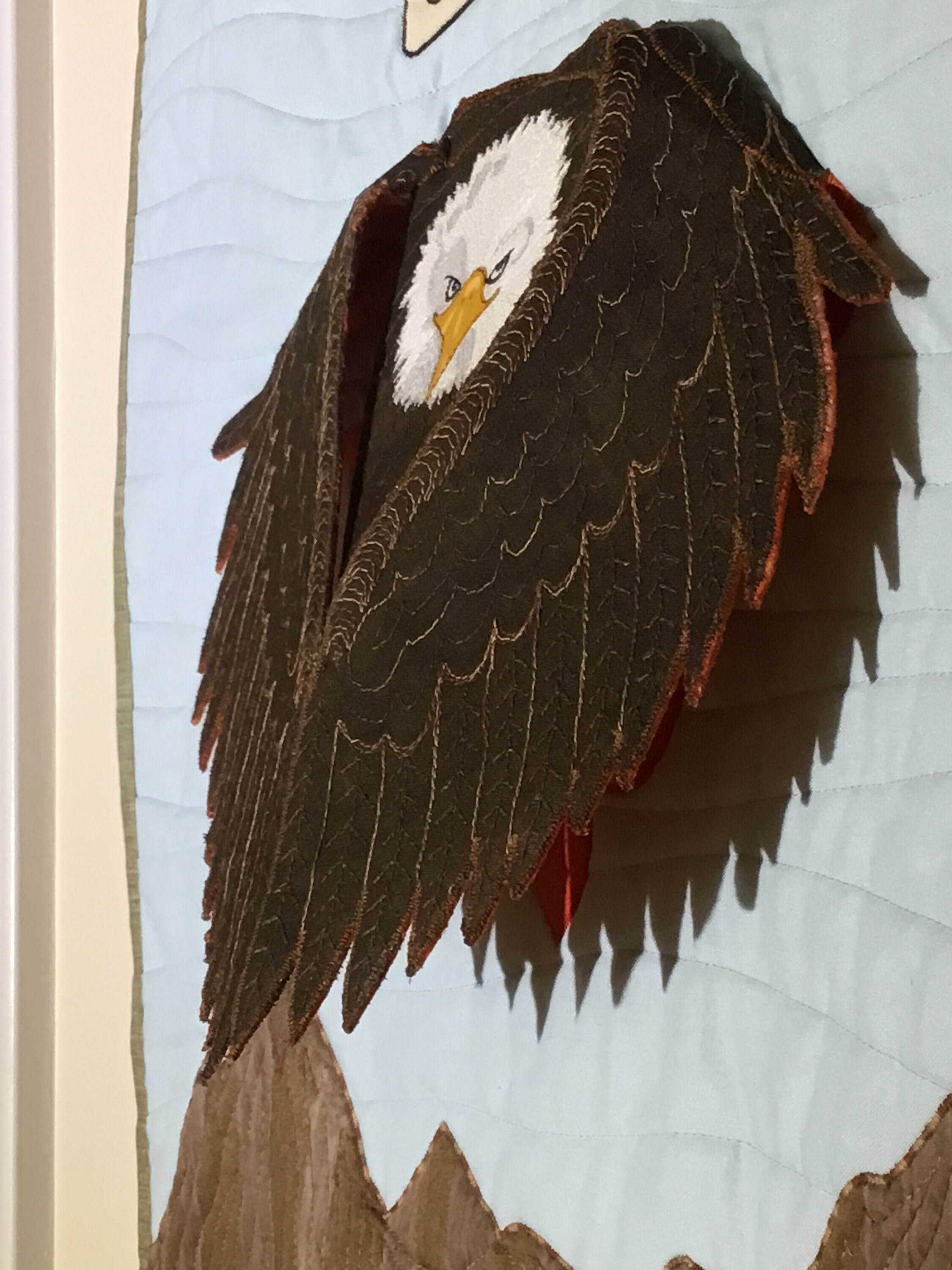 Eagle Into Phoenix Transformation Art Quilt - Etsy