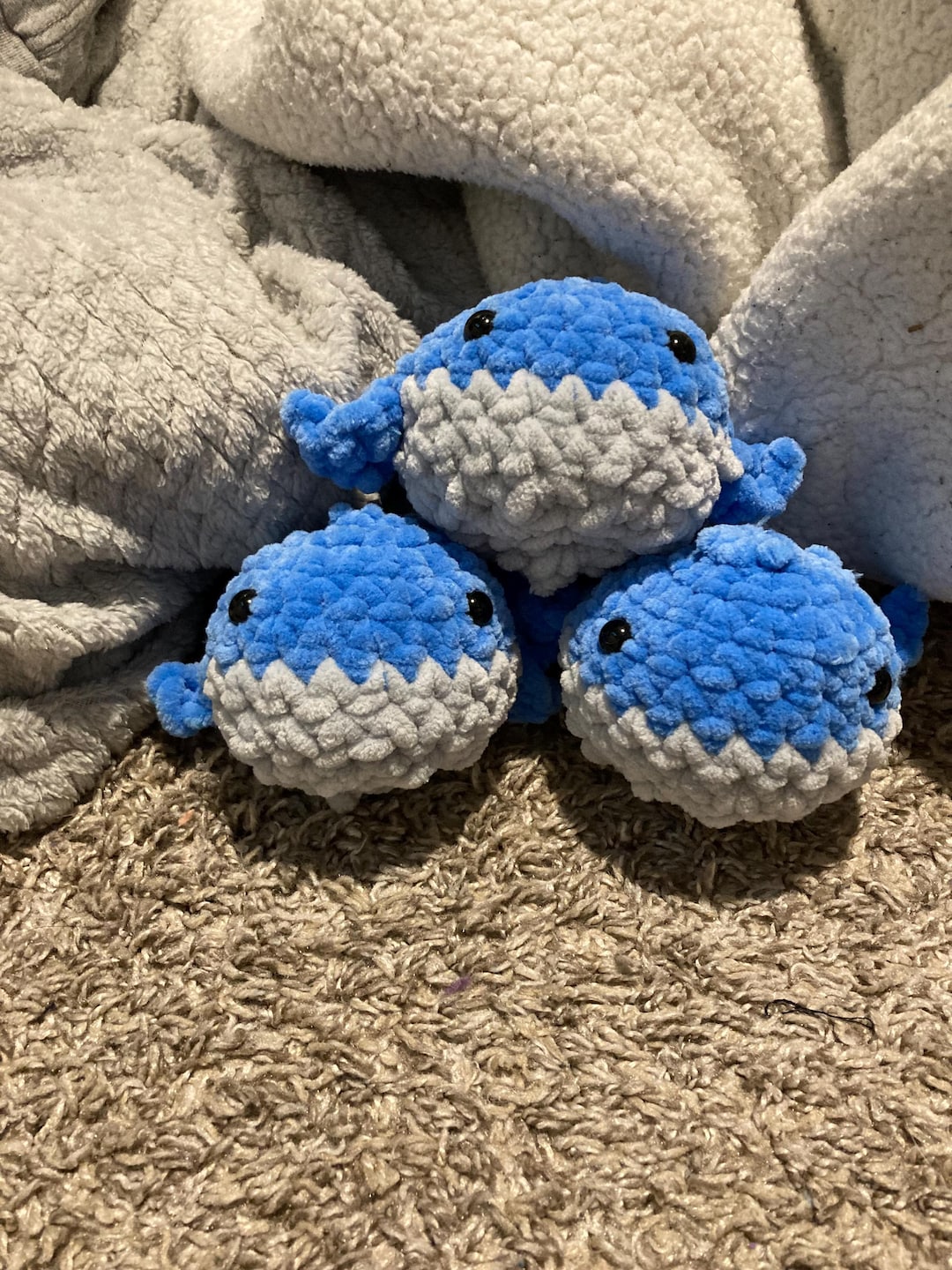 Mini Whale Plush - Etsy
