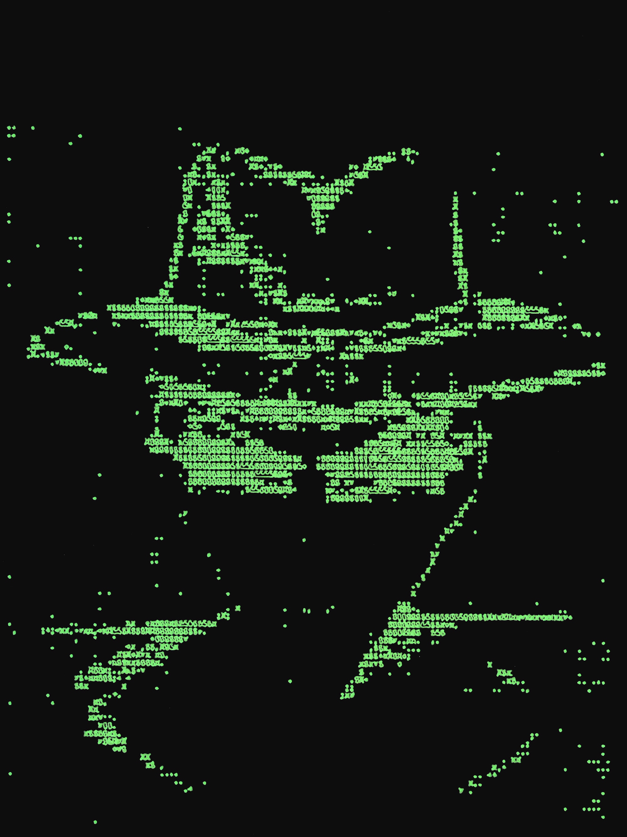 Incognito Ascii Alien - Etsy
