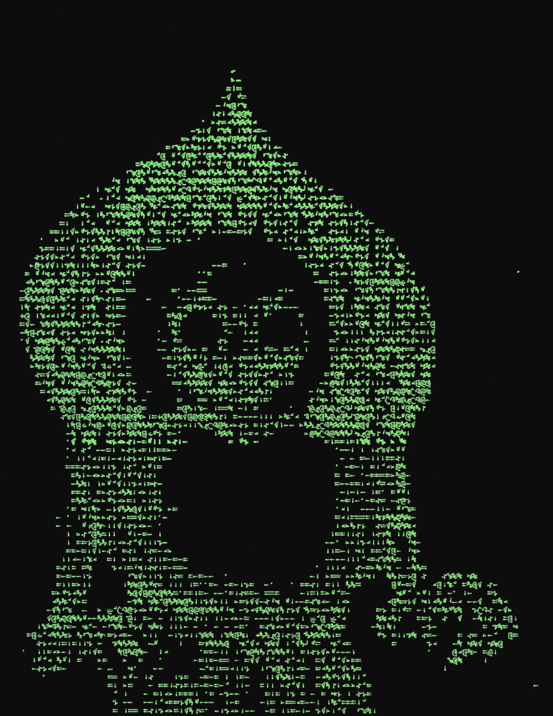 Flatwoods Monster Ascii Alien - Etsy
