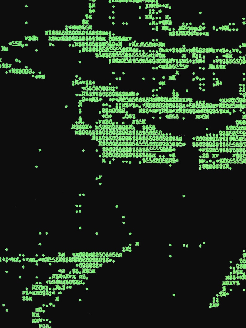 Incognito Ascii Alien - Etsy