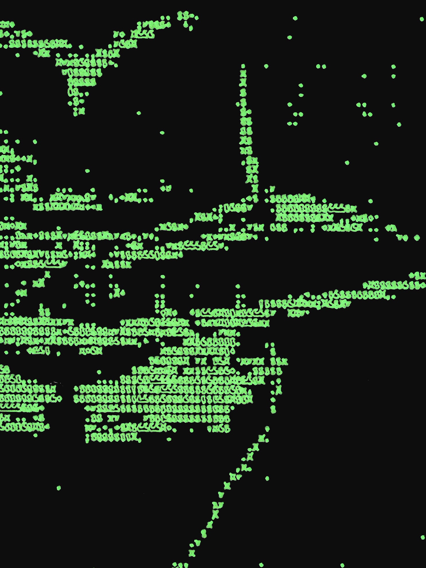 Incognito Ascii Alien - Etsy