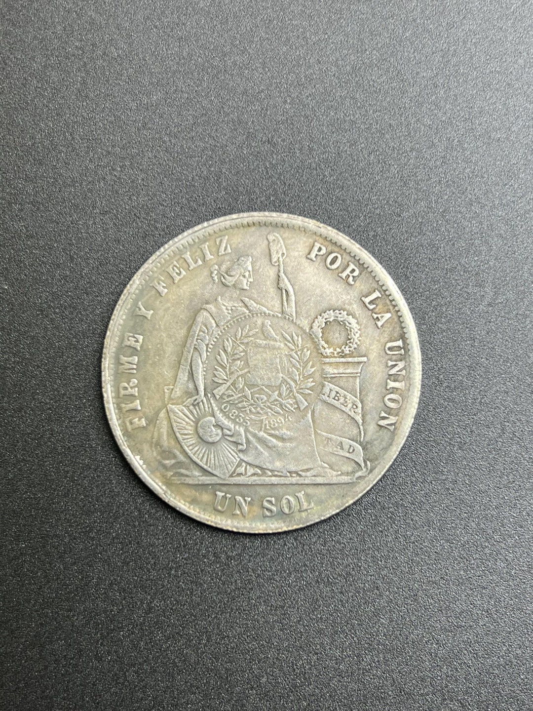 Coin 1 Sol 1871 Lima - Etsy