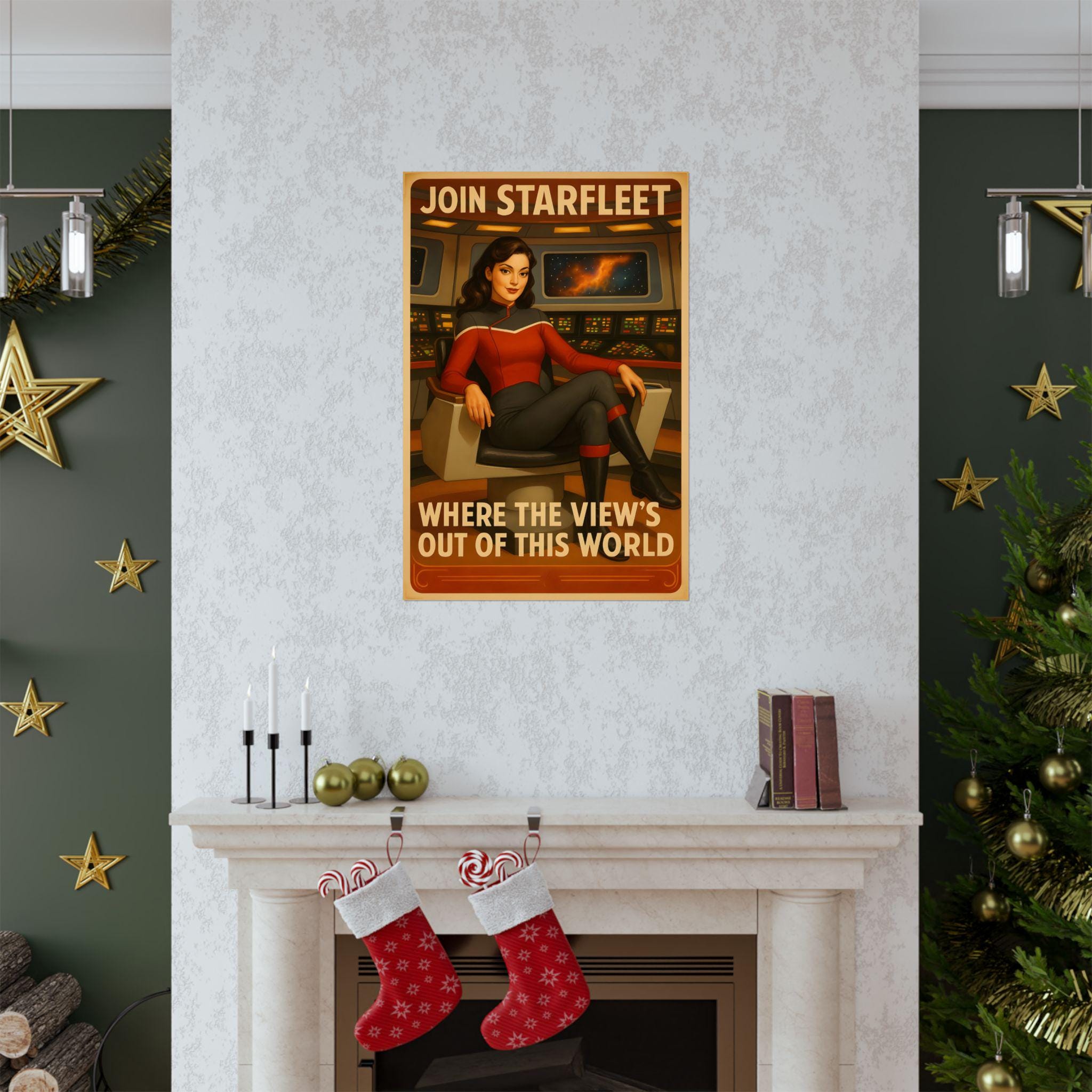 Retro Starfleet Recruitment Poster: Sci-fi Space Art Print - Etsy