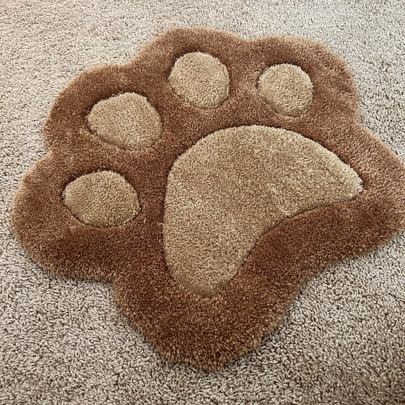 Paw Rug - Etsy