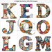 Mixed Media Alphabet Images: Collage Style A-Z (digital Download) - Etsy