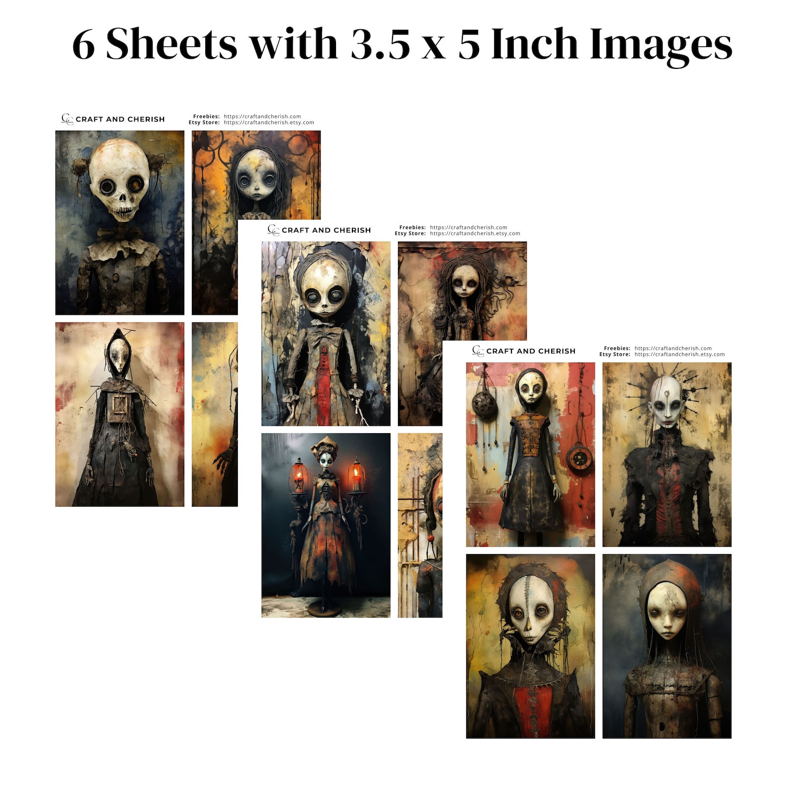 22 Eerie Gothic Figure Photos for Mixed Media Art & Junk Journaling ...