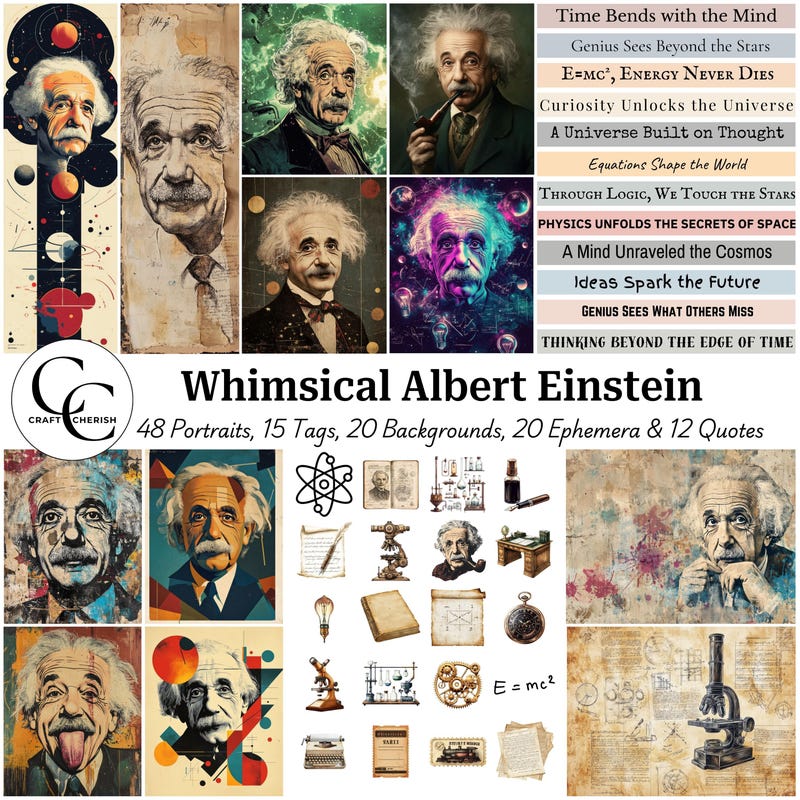 Albert Einstein - Etsy