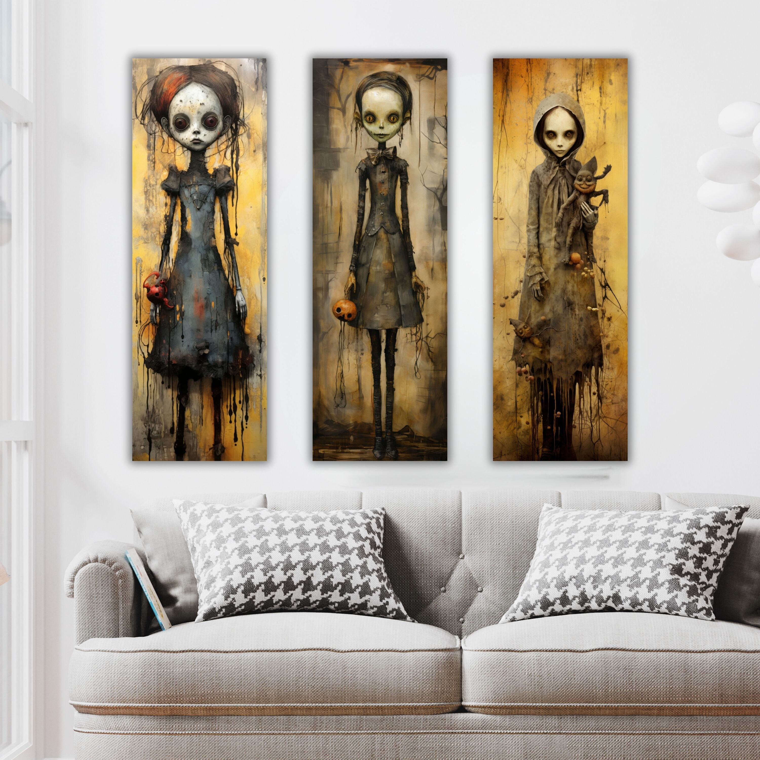 20 Spooky Mixed Media Eerie Gothic Figure Bookmark Images, Spooky ...