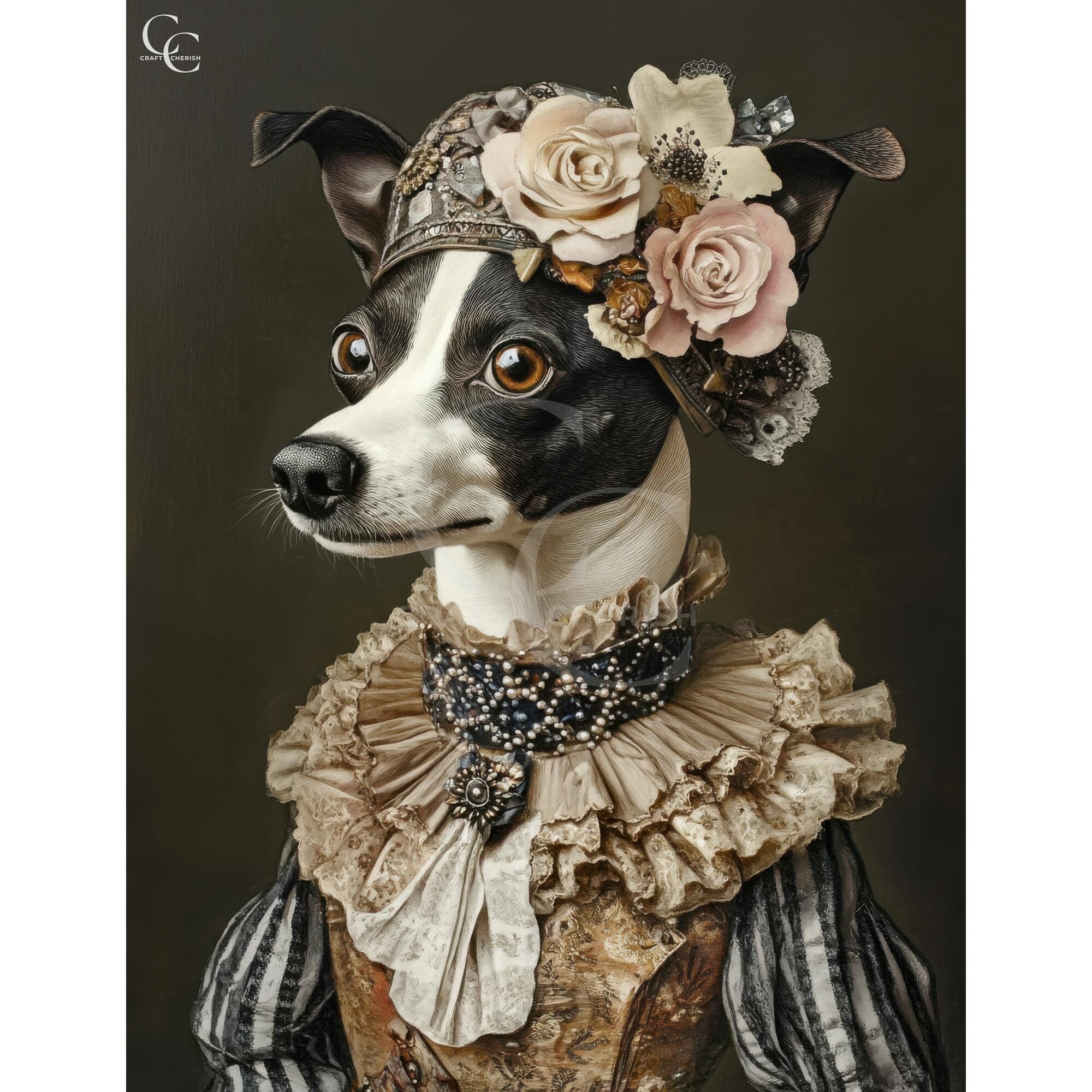 Victorian Anthropomorphic Dog Images: Renaissance Style Prints (digital ...