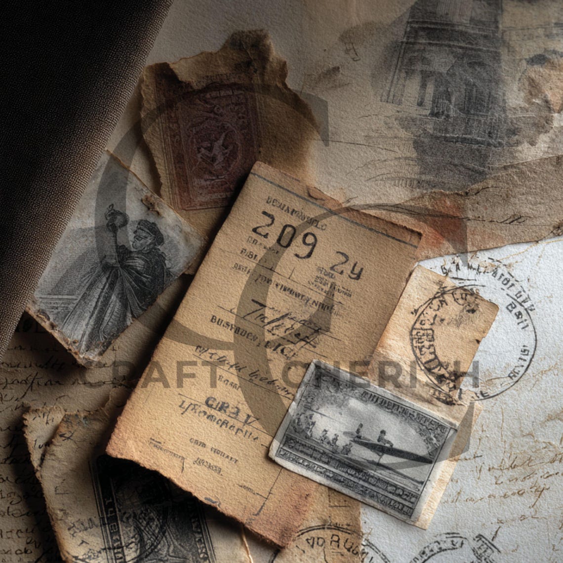 Vintage Traveler Portrait Digital Images: Victorian & Edwardian ...