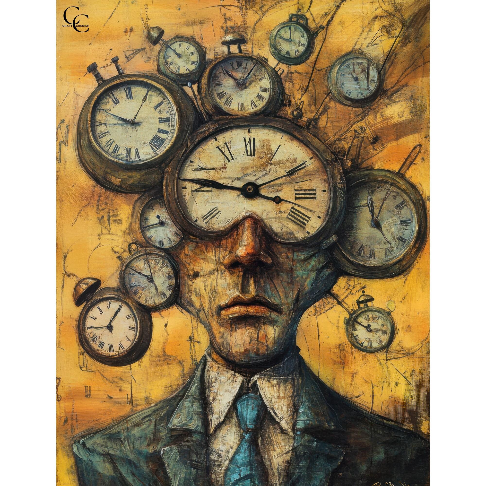 16 Surreal Vacuum Head Man Printable Photos for Junk Journals ...