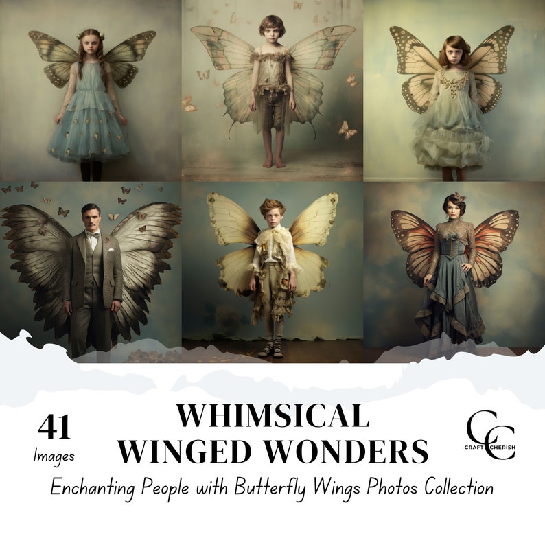 41 Enchanting People With Butterfly Wings Photos Collection, Whimsical ...