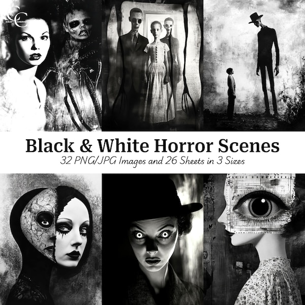 Black Horror Art - Etsy