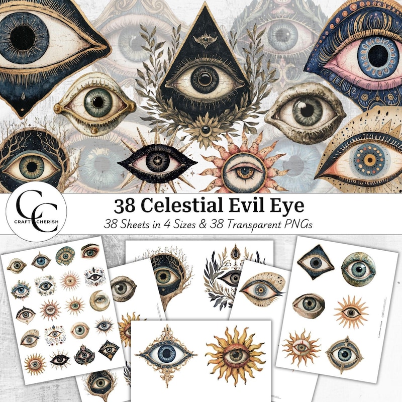 Vintage Antique Evil Eye - Etsy