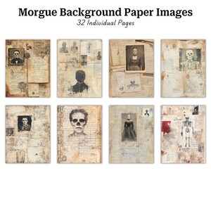 Morgue Background Paper: Horror Halloween Printable Images (digital ...
