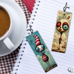 25 Pop Surrealism Bookmark, Surreal Art, Whimsical Art, Papercraft ...