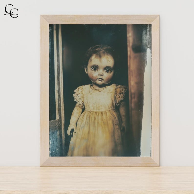 68 Vintage Creepy Doll Printable Images, Cursed Dolls, Scary Doll Paper ...