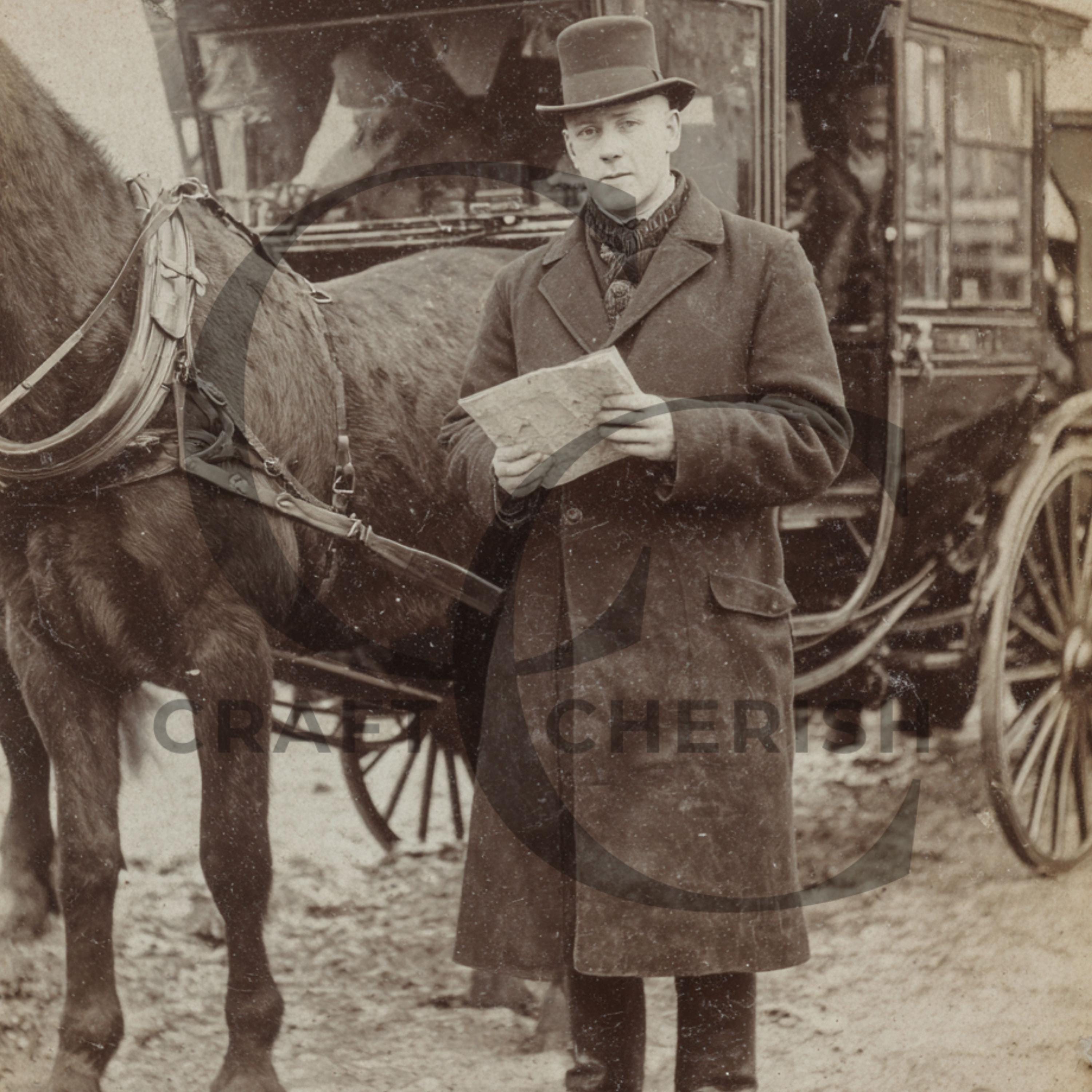 Vintage Traveler Portrait Digital Images: Victorian & Edwardian ...