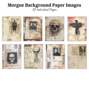Morgue Background Paper: Horror Halloween Printable Images (digital ...