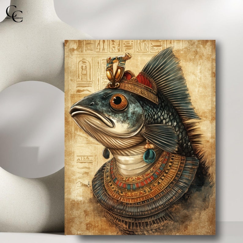 Ancient Egyptian Pharaoh Animals: Printable Art for Scrapbooking ...