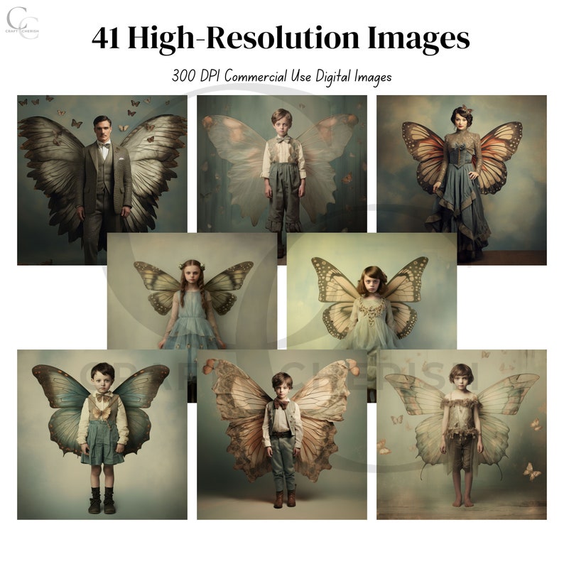 41 Enchanting People With Butterfly Wings Photos Collection, Whimsical ...