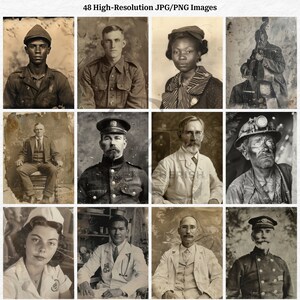 48 Vintage Professional Portrait Images: Old Occupations for Junk ...