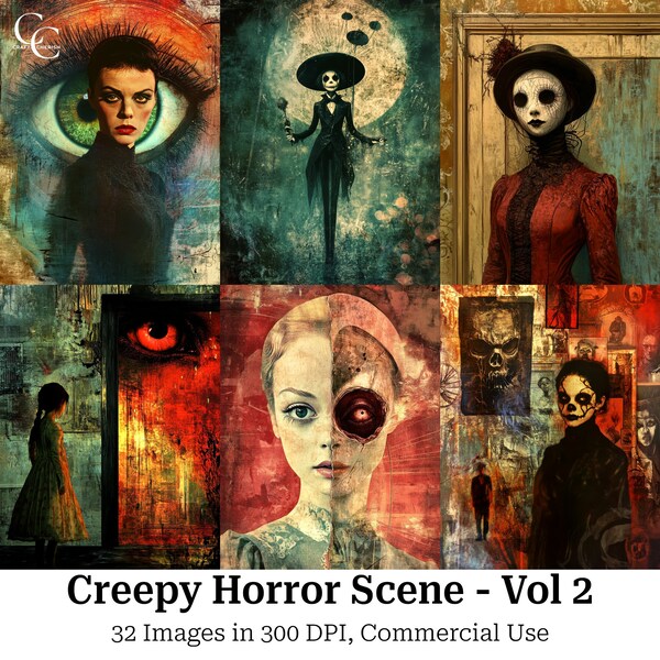 32 Creepy Dead Puppet Photos for Digital Scrapbooking, Eerie Puppet ...