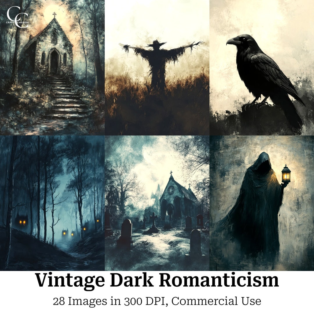 28 Vintage Dark Romanticism, Creepy Romanticism, Moody Chapel ...