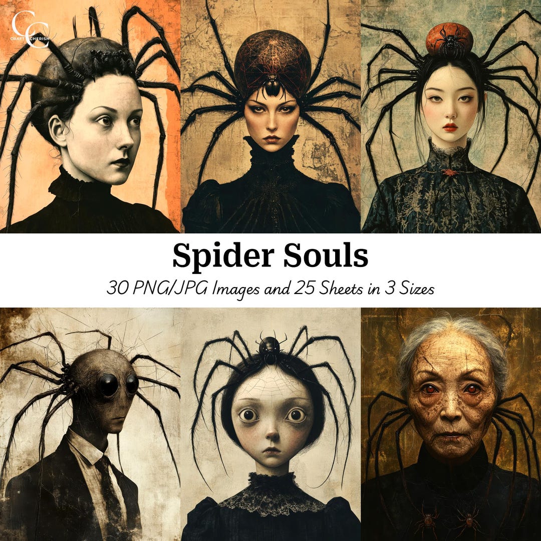 30 Surreal Spider Portrait, Anthropomorphic Spider, Creepy Spider ...