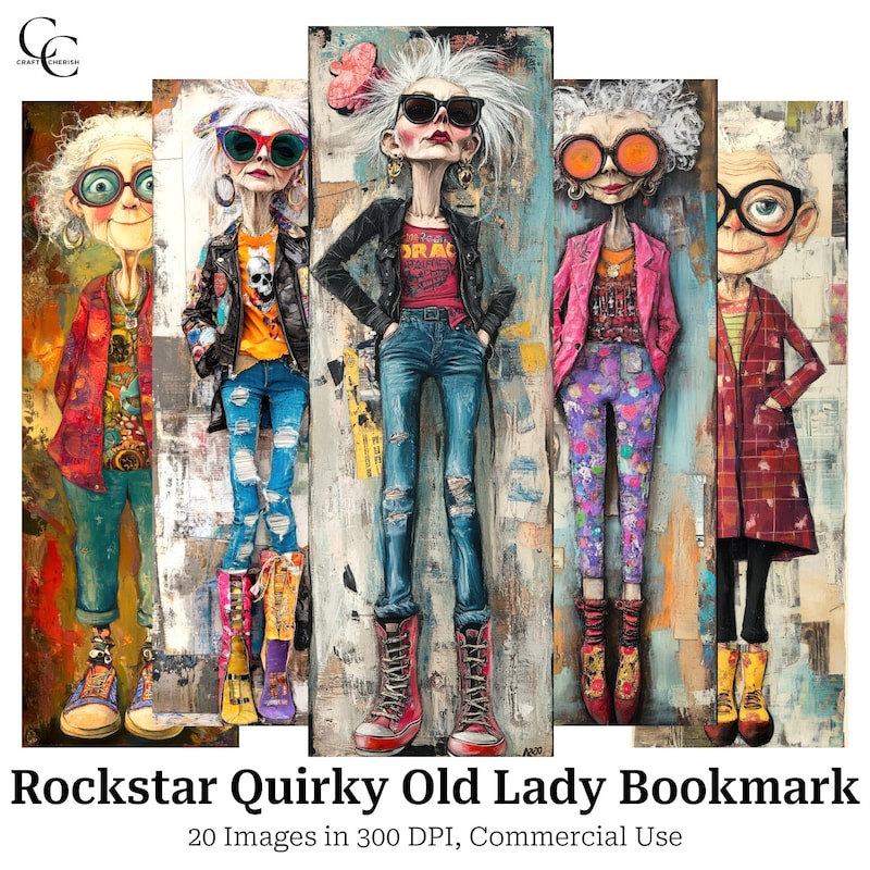 Funny Old Lady Picture - Etsy