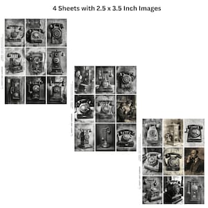 32 Old Telephone Printable Images, Vintage Telephone, Antique, Paper ...