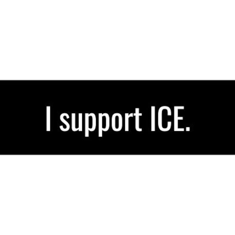 I Support Ice Bumper Sticker - Etsy