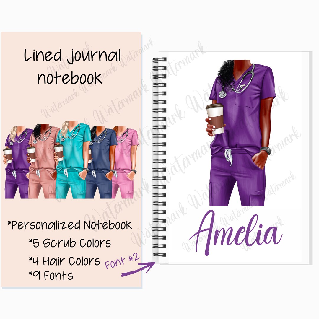 Nurse Spiral Notebook, CNA Quote Notepad, Journal for Women, Bullet ...