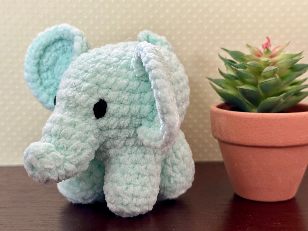 Crochet Elephant - Etsy