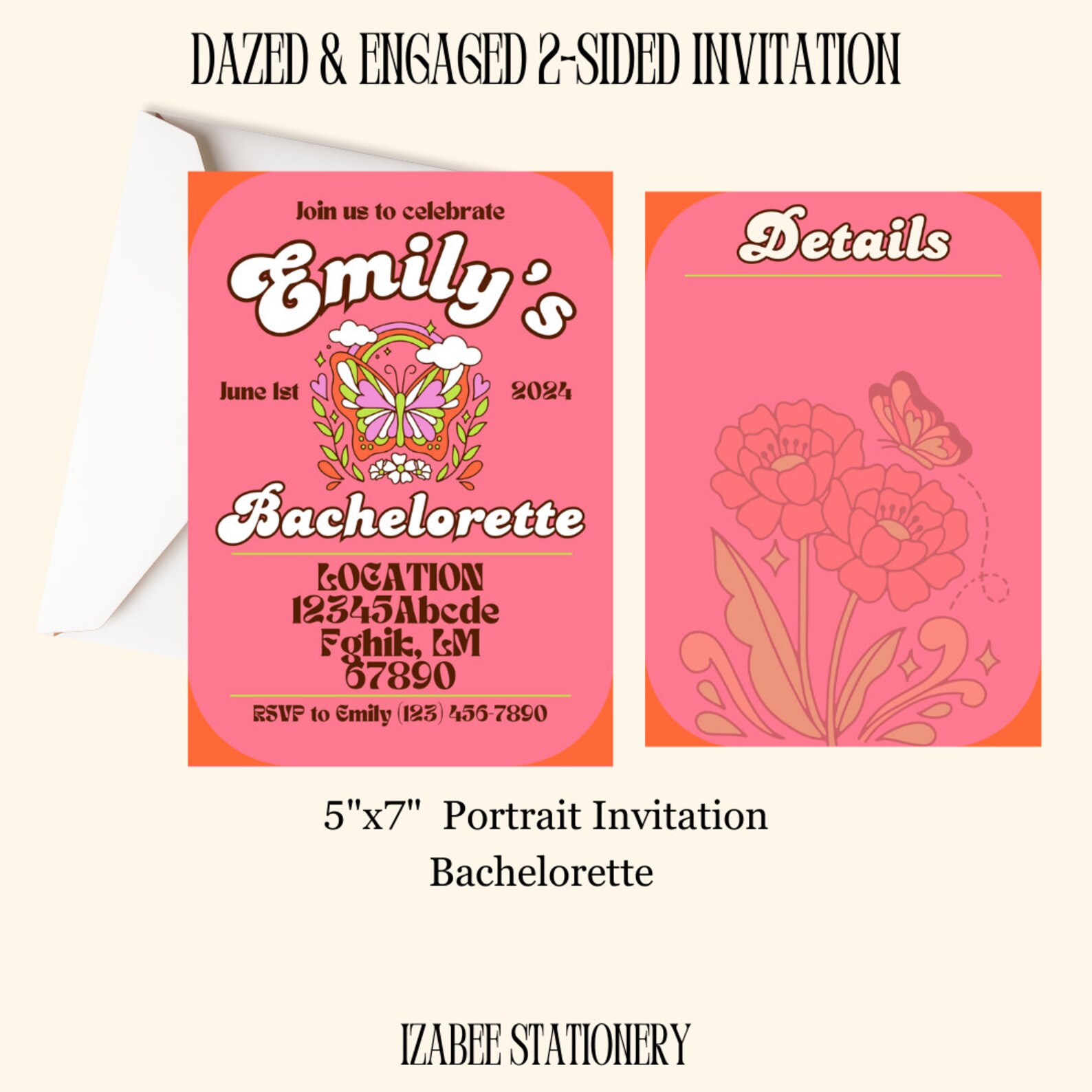 Dazed & Engaged Bachelorette Party Planner and Invitation Bundle ...