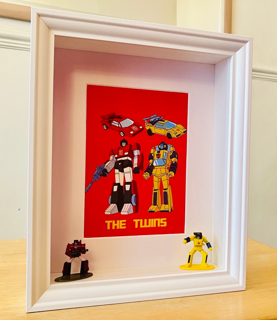 Transformers Frame Featuring Sideswipe and Sunstreaker - Etsy