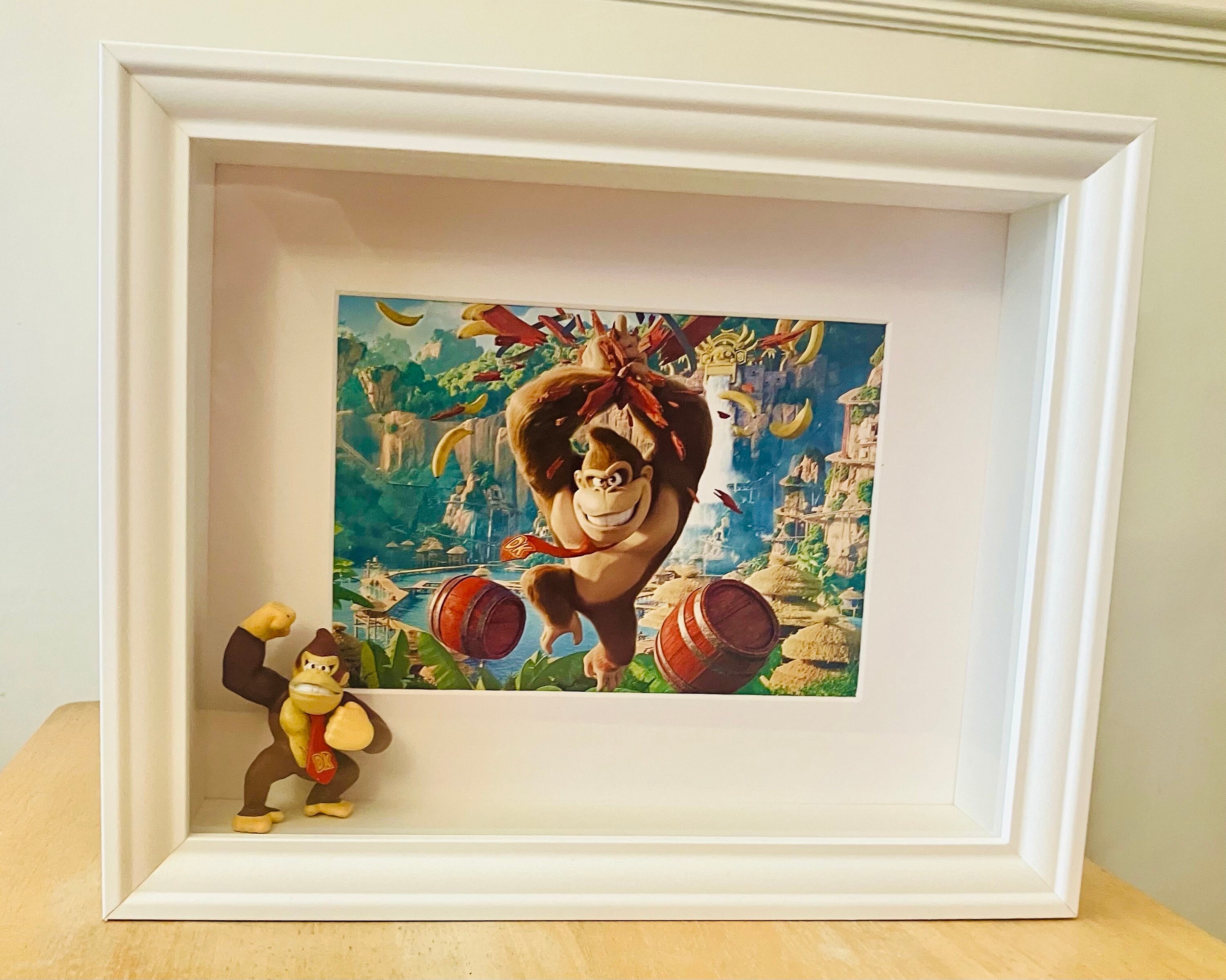 Super Mario Frame Featuring Donkey Kong - Etsy