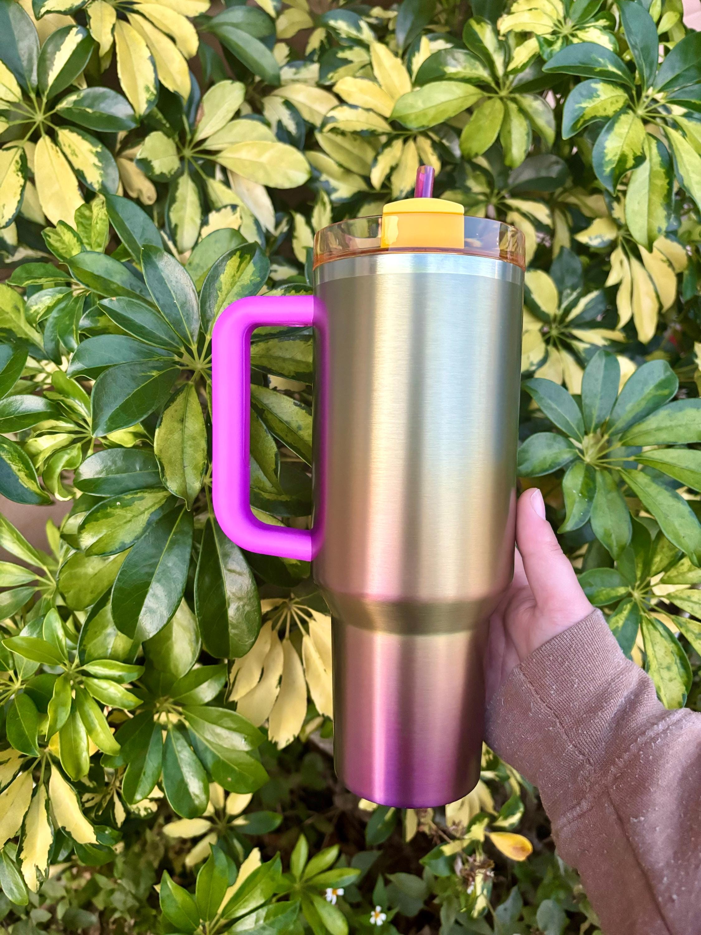 Stanley X Starbucks Sunset Gradient Quencher Tumbler 40oz Summer 2024 ...