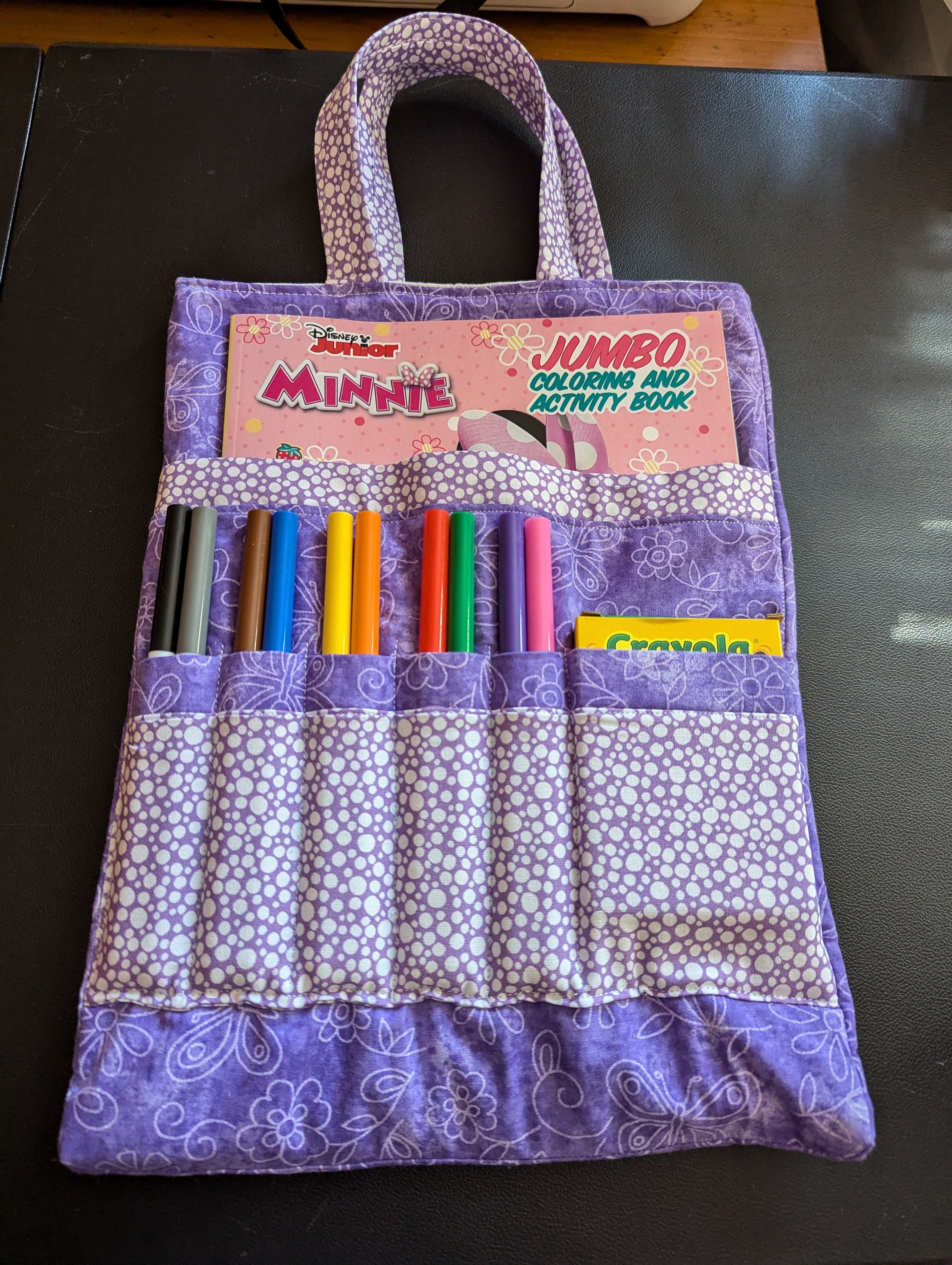 Children's Activity Bag , Coloring Fun, School Bag,art Bag , Book Bag ...