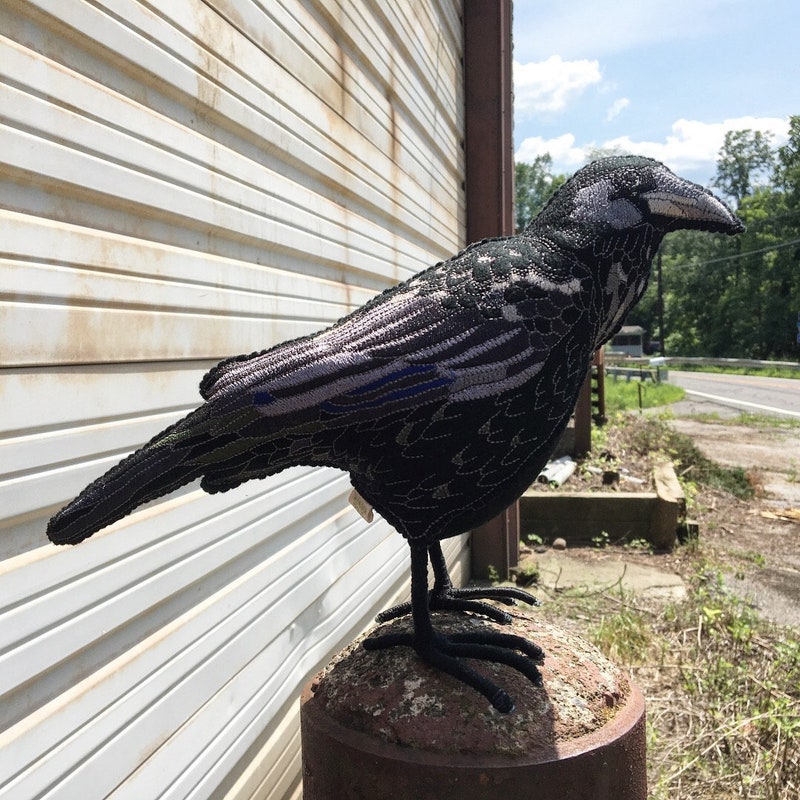 Raven Sculpture - Etsy