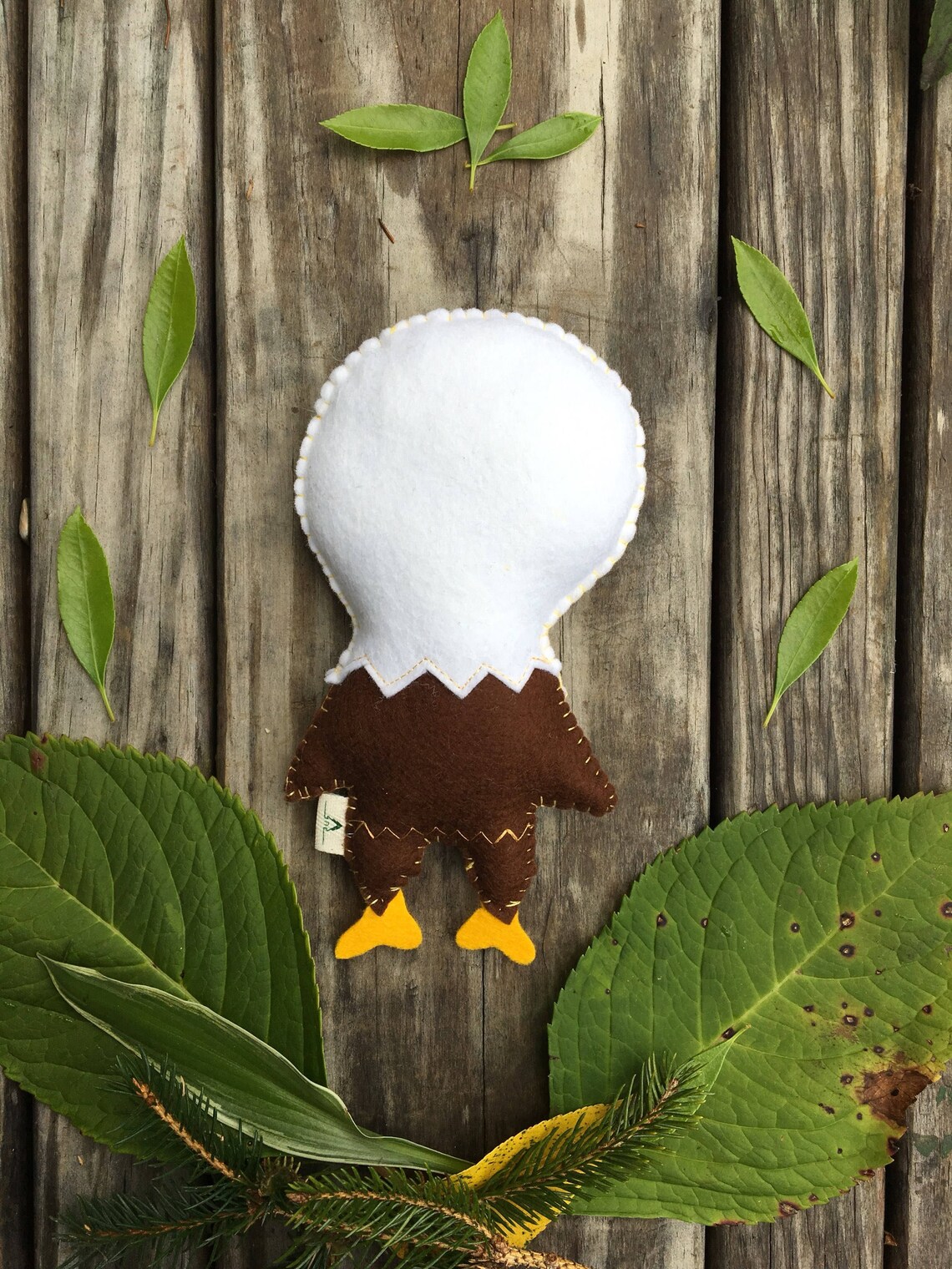 Felt Stuffed Bald Eagle Felt Eagle Toy Stuffed Eagle - Etsy